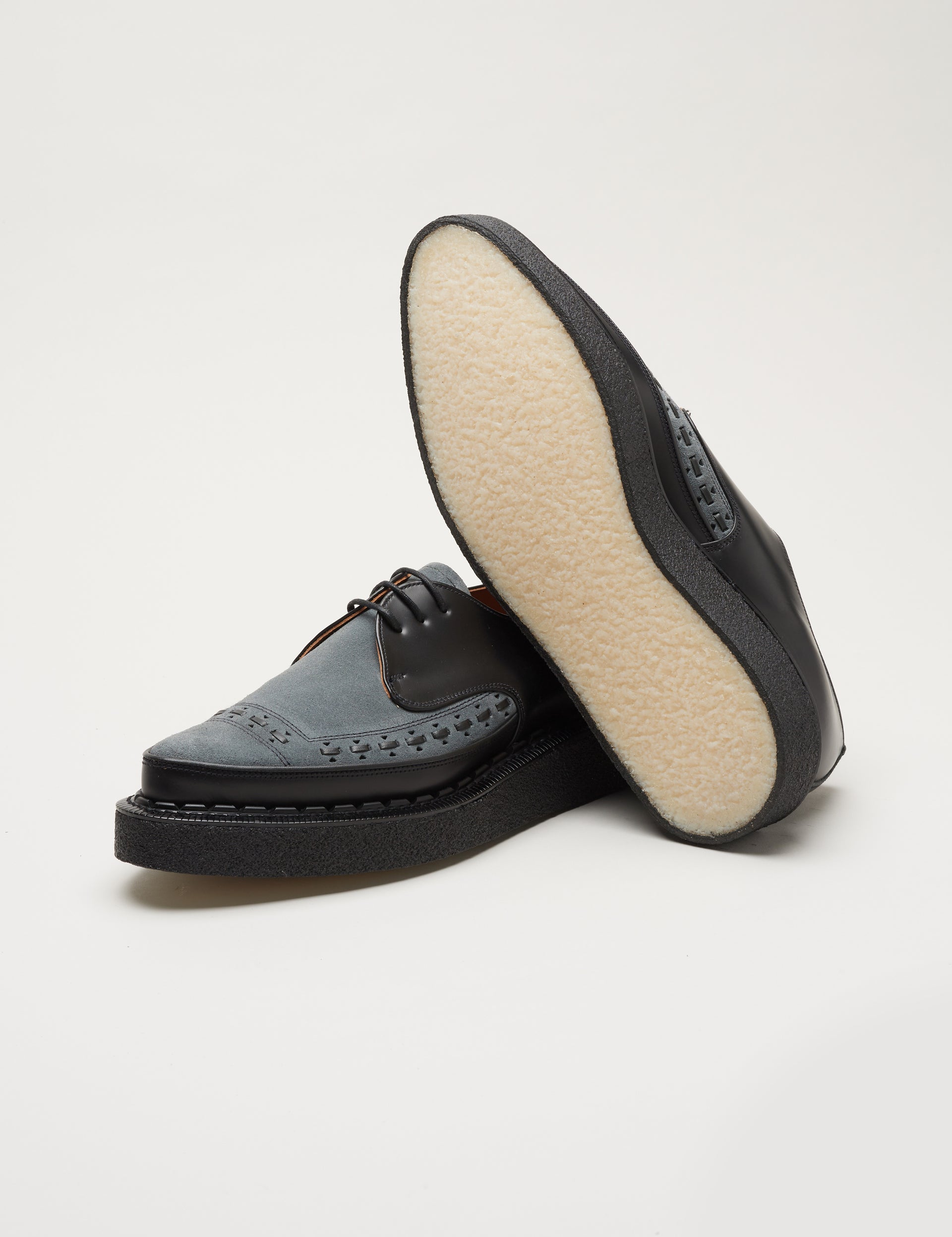Diano Black/Charcoal Suede – George Cox